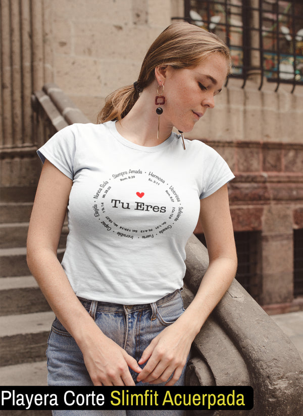 Playeras Cristianas Católicas Religiosas Versículos Bíblicos Tu Eres ...